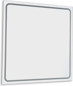 Sapho Gemini II - Zrcadlo s LED osvětlením 90x90 cm GM092