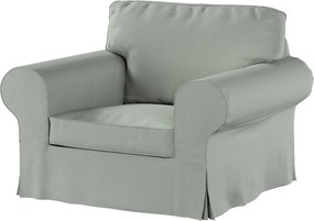 Potah na křeslo IKEA Ektorp barva modrá látka pletený vzor