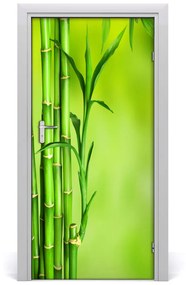 Samolepící fototapeta na dveře Bambus 85x205 cm