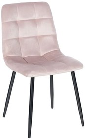 Bhm germany Jídelní židle Antibes, samet, růžová