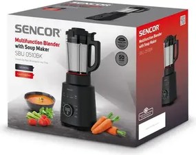 SENCOR SBU 0510BK černá / Polévkovar s mixérem / 1200W / 1.2 L