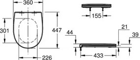 Grohe - WC sedátko Slim, SoftClose, bílá