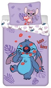 Jerry Fabrics Povlečení Lilo a Stitch Kiss 140x200,70x90 cm