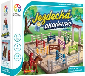 MINDOK HRA Smart Jezdecká akademie 80 rébusů hlavolamy mn555