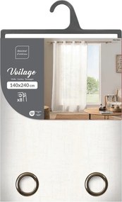 Bílý závěs 140x240 cm Yoko – douceur d'intérieur
