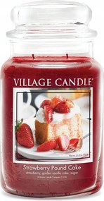 Velká svíčka Strawberry Pound Cake Village Candle