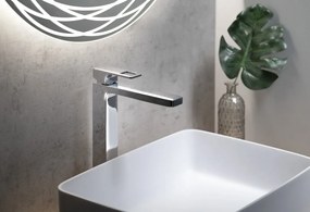 Sapho Sapho, FORATA podomítková umyvadlová baterie, délka hubice 23cm, černá mat