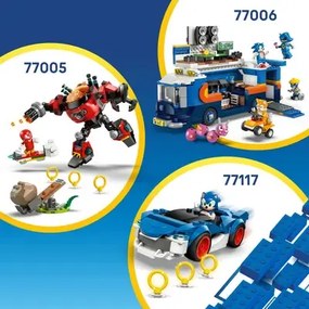 LEGO® Sonic the Hedgehog™ 77118 Silver a jeho auto vs. Knuckles a jeho