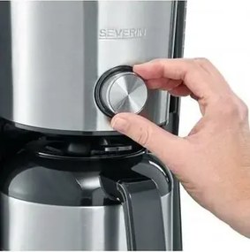 Severin KA 4845 stříbrná / Kávovar na překapávanou kávu / 1000W / 1.0l