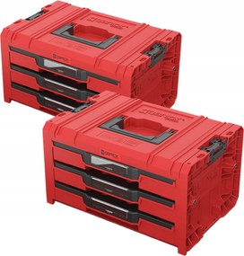 Qbrick System Pro Drawer 3 Toolbox 2.0 ExpertRED UltraHDCustom x2