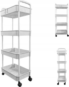 Kuchyňský vozík OSIRIS 105,5 cm bílý