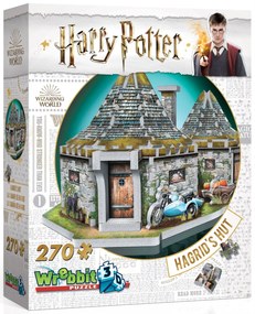 3d puzzle wrebbit 3d puzzle harry potter: hagridův domek 270 dílků