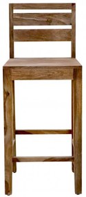 Indický nábytek - Židle barová 45x110x45 z indického masivu palisandr Natural