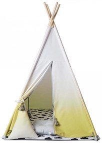 Vigvam design Teepee Ombré Yellow - pětiúhelníkové s doplňky