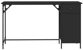 Petromila Počítačový stůl černý 131 x 48 x 75 cm kompozitní dřevo