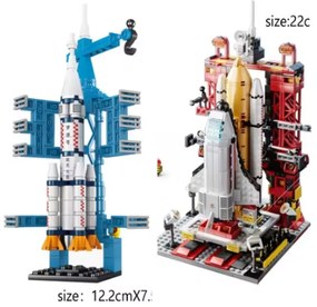 Stavebnice - vesmírná raketa Varianta: 130 + 1059 kostiček