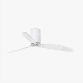 FARO 32039 MINI TUBE FAN, bílá/transparentní, stropní ventilátor s DC motorem - FARO