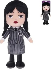 Wednesday Addams plyšová postavička v uniformě / Plyšák / licence Netf