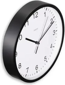 Hama Elba černá / Nástěnné hodiny / průměr 25 cm / tichý chod