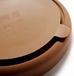 Kidnort Retter Silikonová dělená miska kulatá tmavá