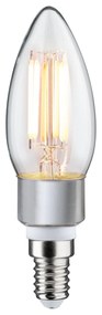Paulmann 28777 LED žárovka Candle, 5W LED 1800 - 3000K dim-to-warm stmívatelná, výška 11,7cm