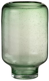 Zelená skleněná váza / svícen Light Green L - 22*22*35,5 cm