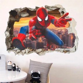 Živá Zeď Samolepka na zeď Spiderman pavoučí muž