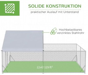 Drátěná klec výběh pro slepice kuřata a jiné hlodavce s výběhem, Barvy a parametry Materiál kov