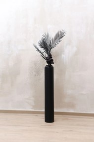Váza DIRETO, sklolaminát, výška 80 cm, černý mat