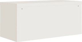 Kartotéka bílá 90 x 40 x 220 cm ocel 3188314