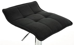 Bhm germany Barové židle Madison (SET 2 ks), textil, černá