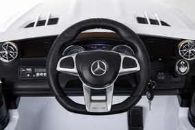 HračkyZaDobréKačky Elektrické autíčko Mercedes-Benz SL65 AMG bílé