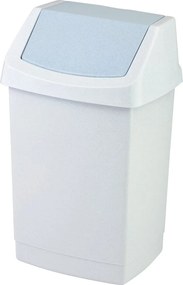 Světle šedý plastový odpadkový koš 25 l Click-It – Curver