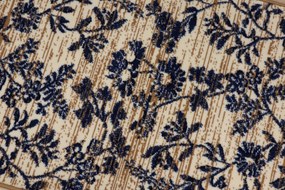TRHÁK: Kusový koberec Flowers beige, 190x280, béžová, obývacia izba, Alfa Carpets