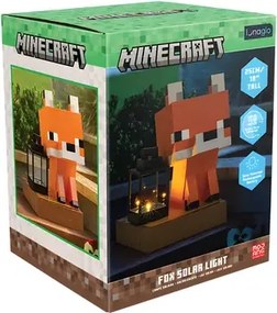 Paladone Minecraft LunaGlo Liška / Lampička / Solární nabíjení / NiMH