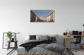 Obrazy na plátně Katedrála Rome budovy ulice 125x50 cm