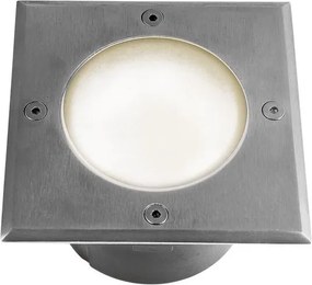 PANIT EST356 Venkovní svítidlo OBLO MICRO ocel čtvercová 230V GX53 7W IP67 - PAN INTERN.