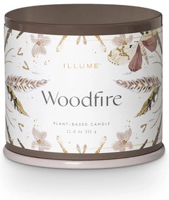 Vonná sojová svíčka doba hoření 50 h Woodfire – ILLUME x Bloomingville