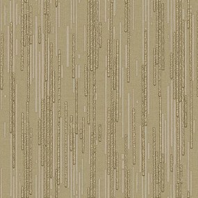 Luxusní zlato-hnědá proužková vliesová tapeta na zeď, 47735, Eterna, Parato