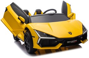 Dětské elektrické auto Lamborghini Revuelto XL STRONG žluté