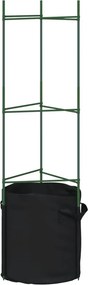 Podpěrné klece pro rajčata s pytlem 4 ks 116 cm ocel a PP 3281484
