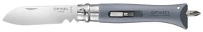Opinel DIY N°09 multifunkční nůž 8 cm, šedá, 001792