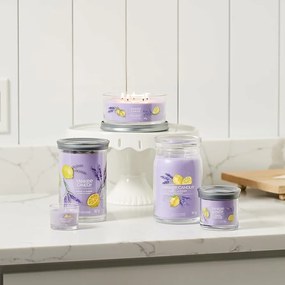 Yankee Candle vonná svíčka Signature ve skle střední Lemon Lavender, 368 g, M