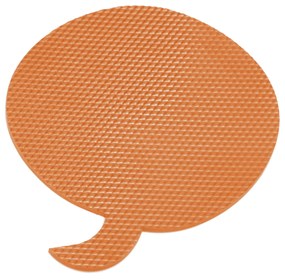 Vylen Nástěnka samolepicí - bublina malá Tmavě oranžová, Tvar bubliny: Kulatá 348x319mm