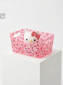 Sinsay - Plastový úložný box Hello Kitty - růžová