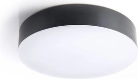 LED2 5200154D LED2 Stropní venkovní svítidlo DRUM, A DALI/PUSH 3CCT 21W 3000K/4000K/6500K antracit - LED2 Lighting
