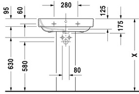 Duravit Happy D.2 - umyvadlo 65x50 cm 2316650000