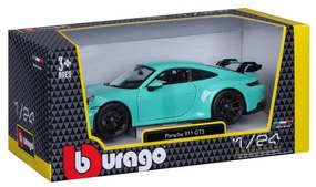 Bburago 1:24 Plus Porsche 911 GT3 mátově zelená