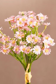 Paramit MINI DAISY Aranžovací kytička sedmikrásek růžová 27 cm