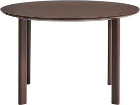 Kulatý zahradní jídelní stůl se skleněnou deskou ø 120 cm Erice – Kave Home